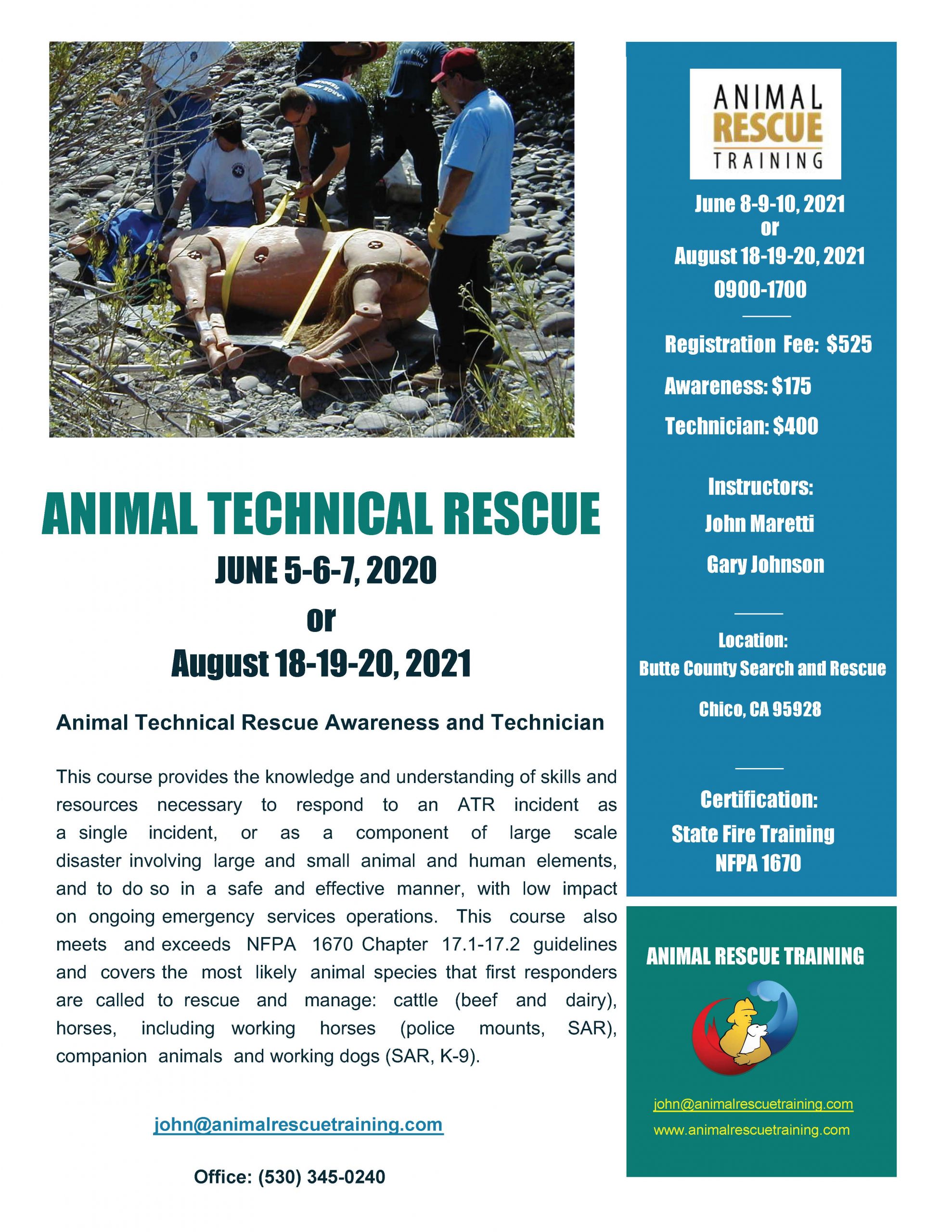 Regional Training Resources – North Valley Animal Disaster Group